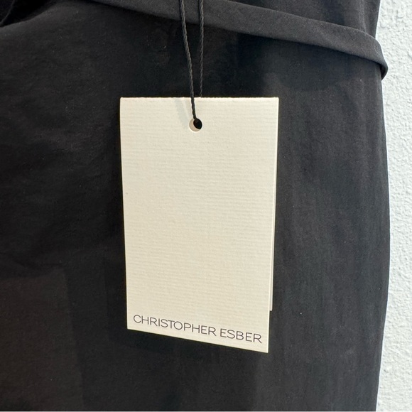 Christopher Esber | Skirts | Christopher Esber Loophole Tie Skirt In Black Au6 Nwt | Poshmark